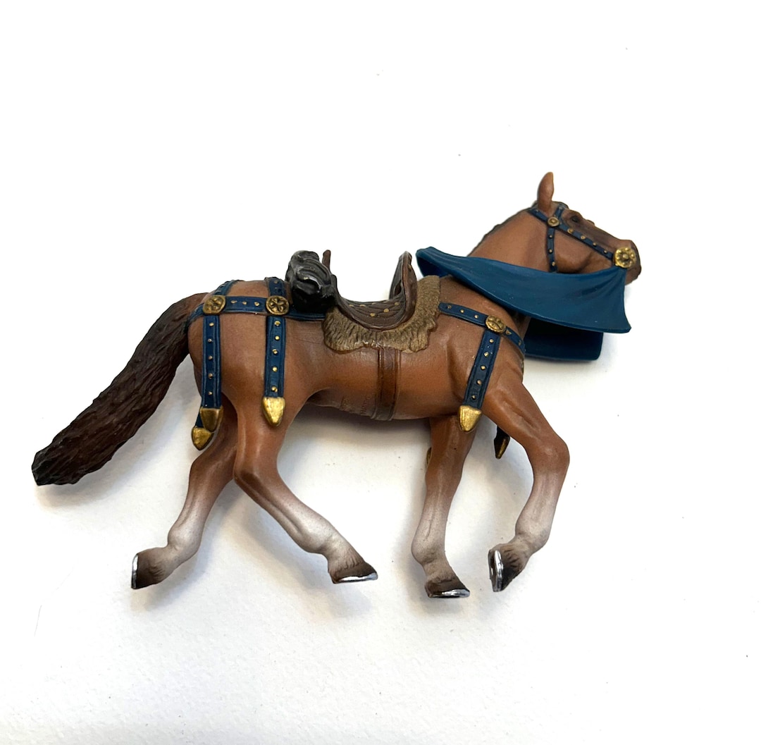 Schleich Blue Archer Horse, World of Knights, Retired Figure, 70031, No ...