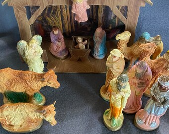 Cow Nativity Scene - Etsy