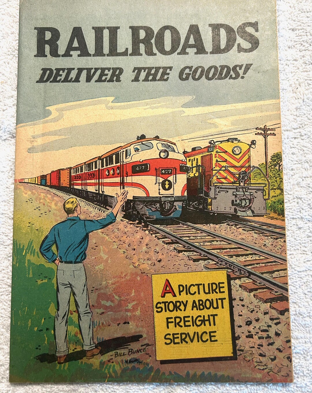 Railroads Deliver the Goods, 1954, Comic Book, Promotional, Trains ...