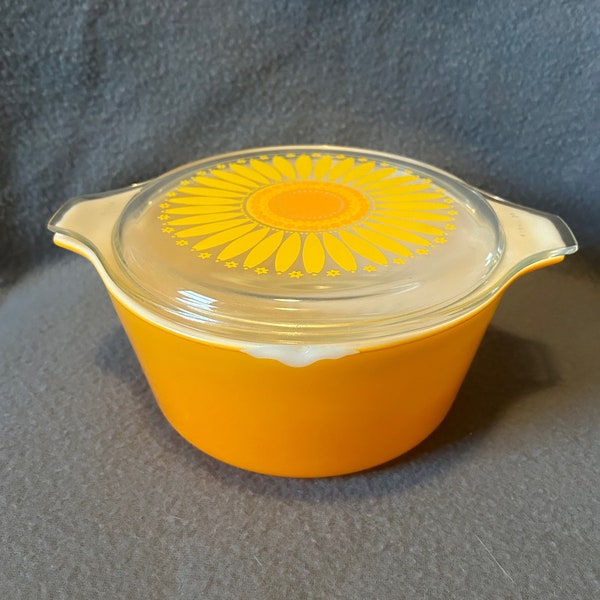 Pyrex Sunflower - Etsy