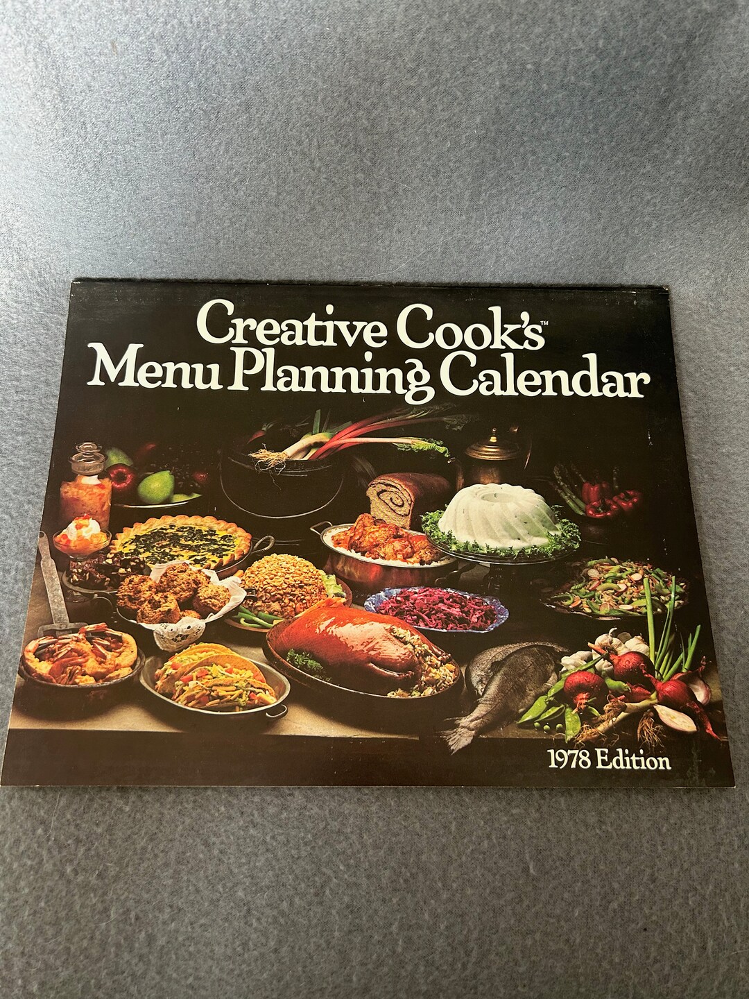 Creative Cooks Menu Planning Calendar, 1978, Vintage 1970s, Cookbook ...