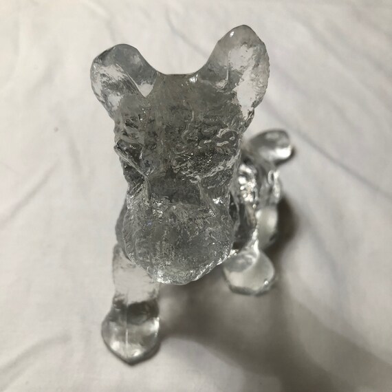 Glass Sculptures & Figurines Scottish Terrier Boyd art glass vintage ...