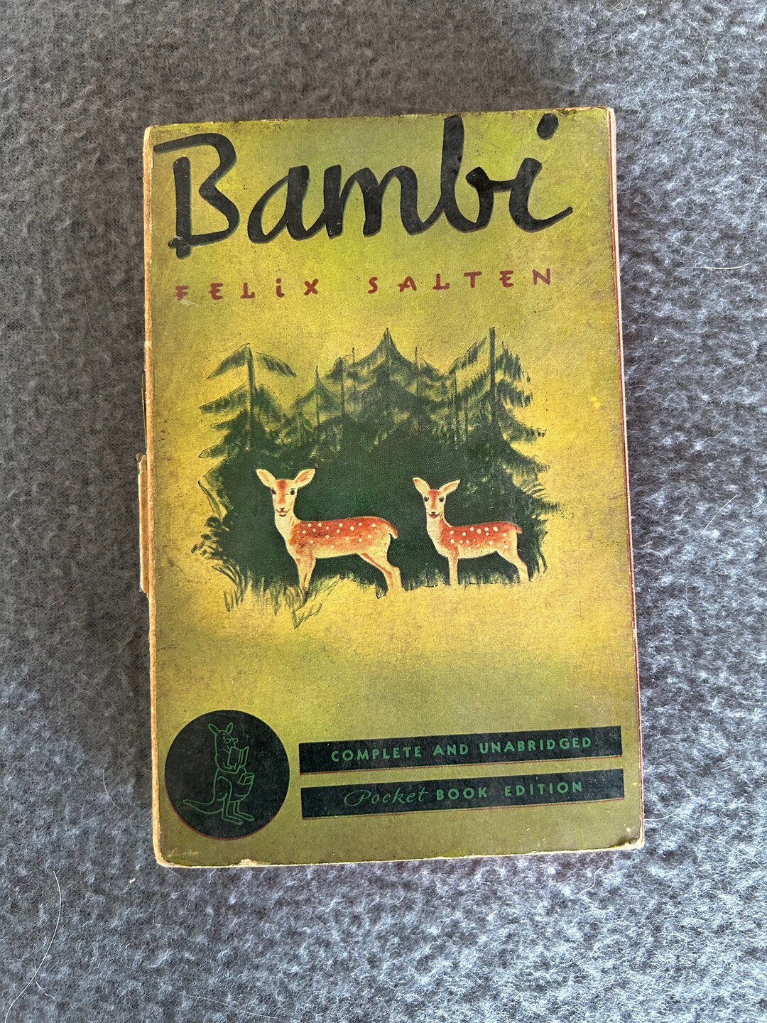 Bambi Complete Unabridged Pocket Books Edition, Vintage 1940, Paperback ...