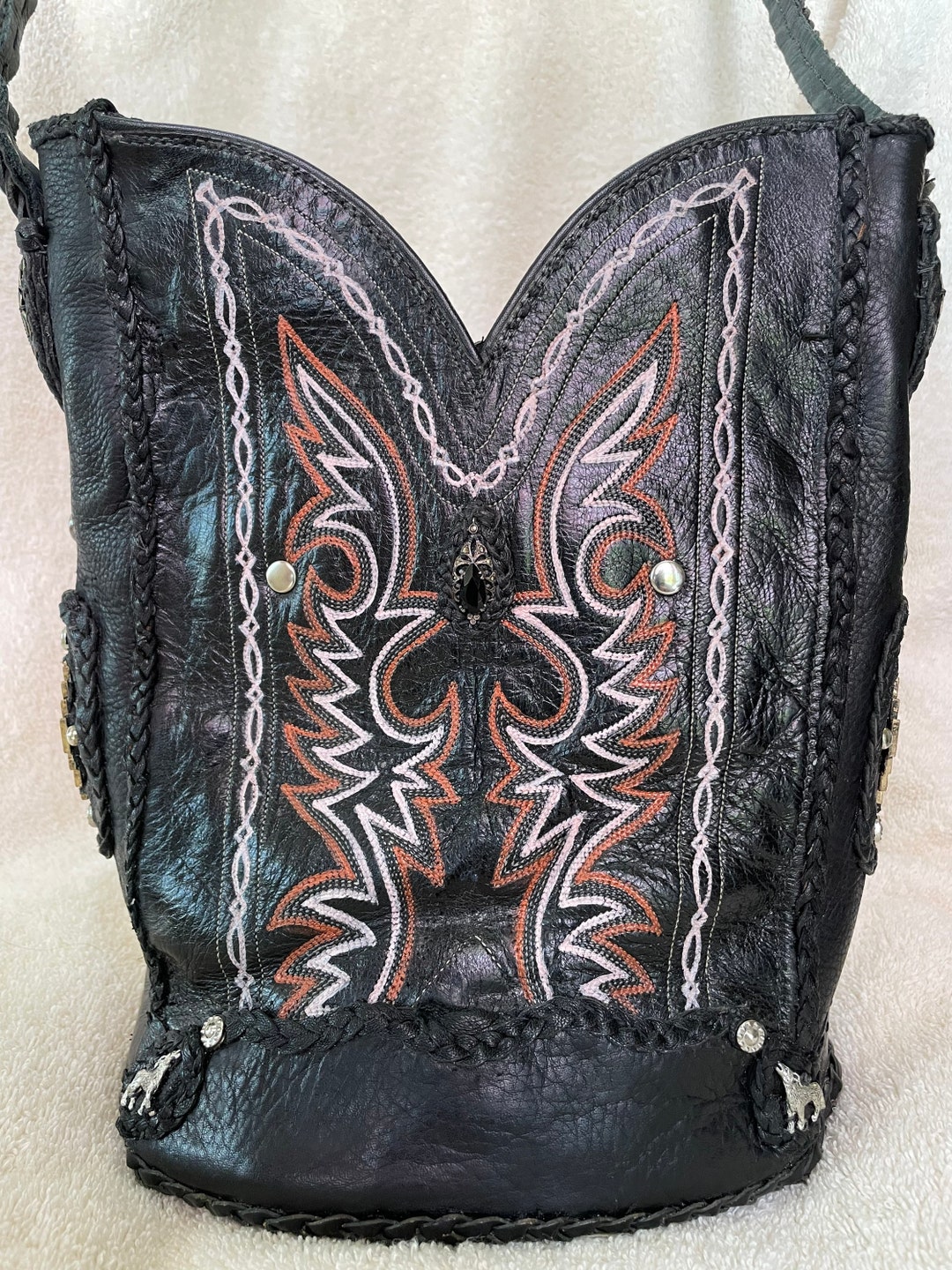 Cowboy Boot Coyote Purse - Etsy