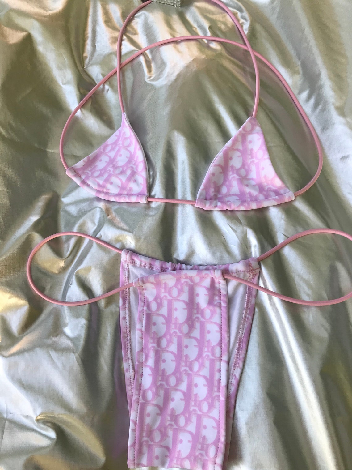 Vintage Bikini | Y2K Bikini | Luxury Bikini | Tiny Bikini | - Etsy