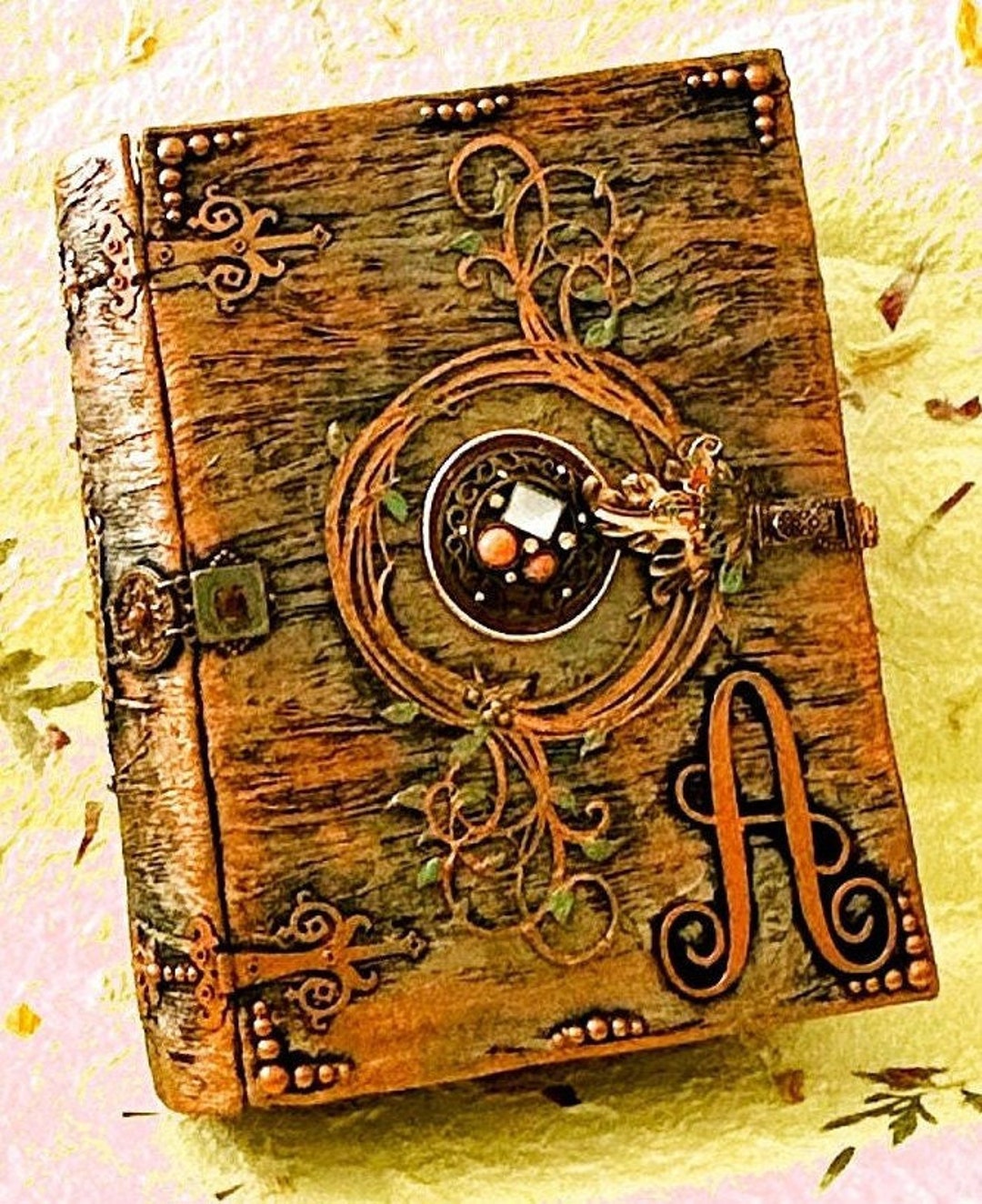 Handmade OOAK Old World Faux Book Box. Memory Box With Personalized ...