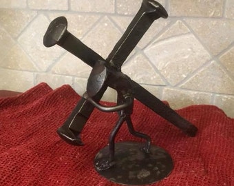 Jesus spike cross | Etsy