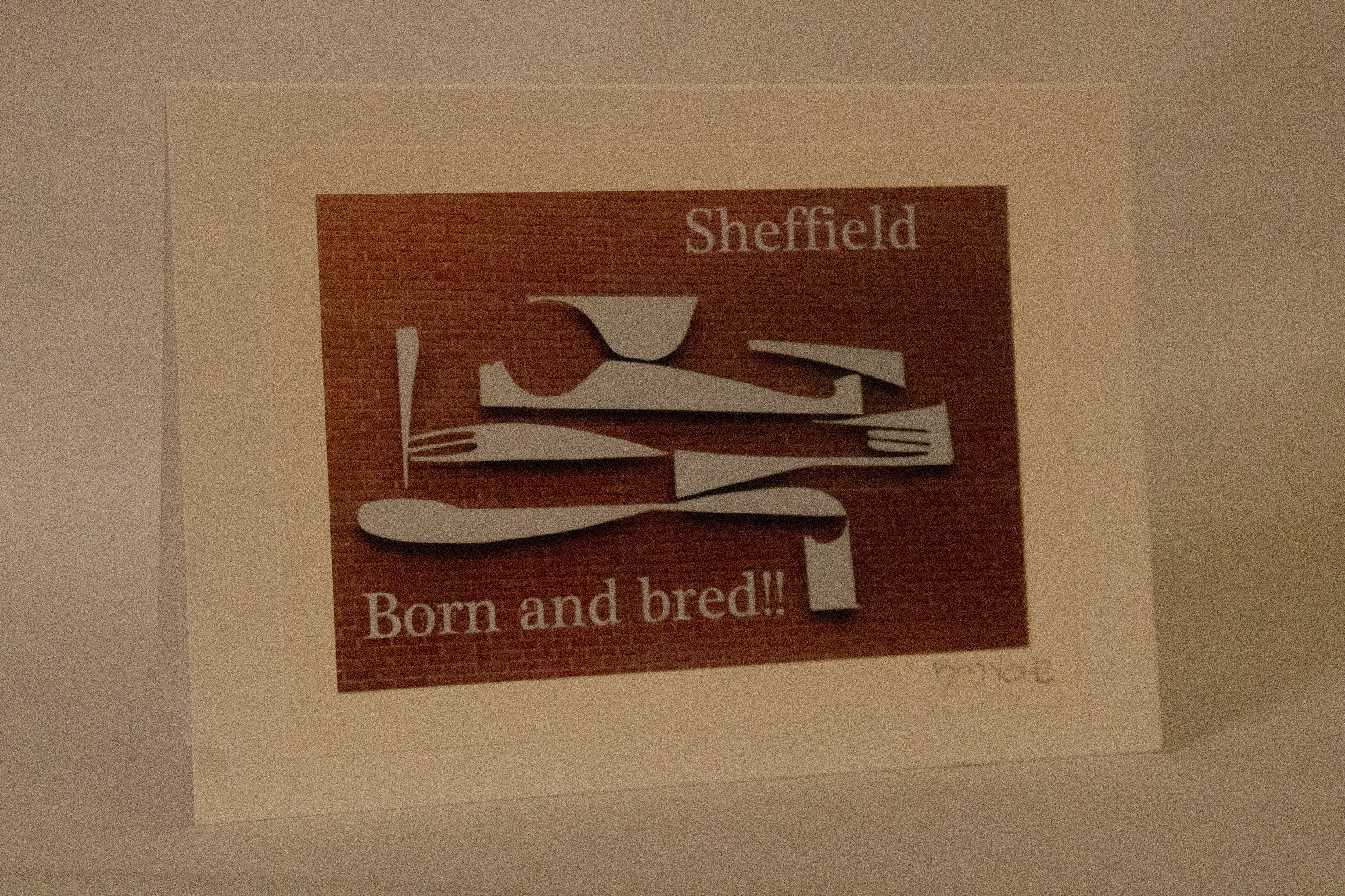 Sheffield Born and Bred Photo-art Greetings Card - Etsy UK