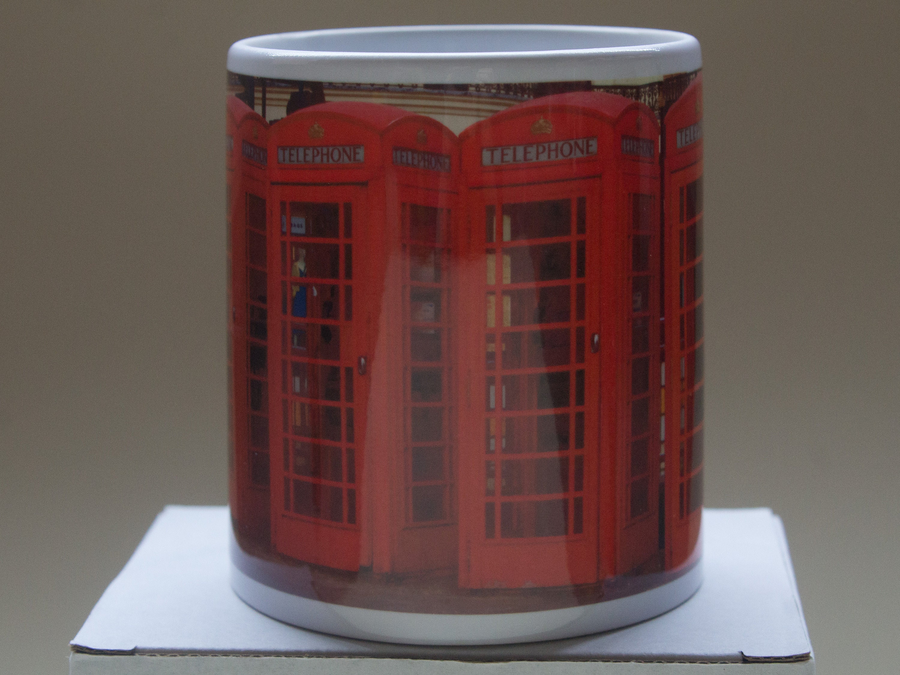 London Telephone Box Mug - Etsy UK