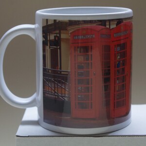 London Telephone Box Mug - Etsy UK