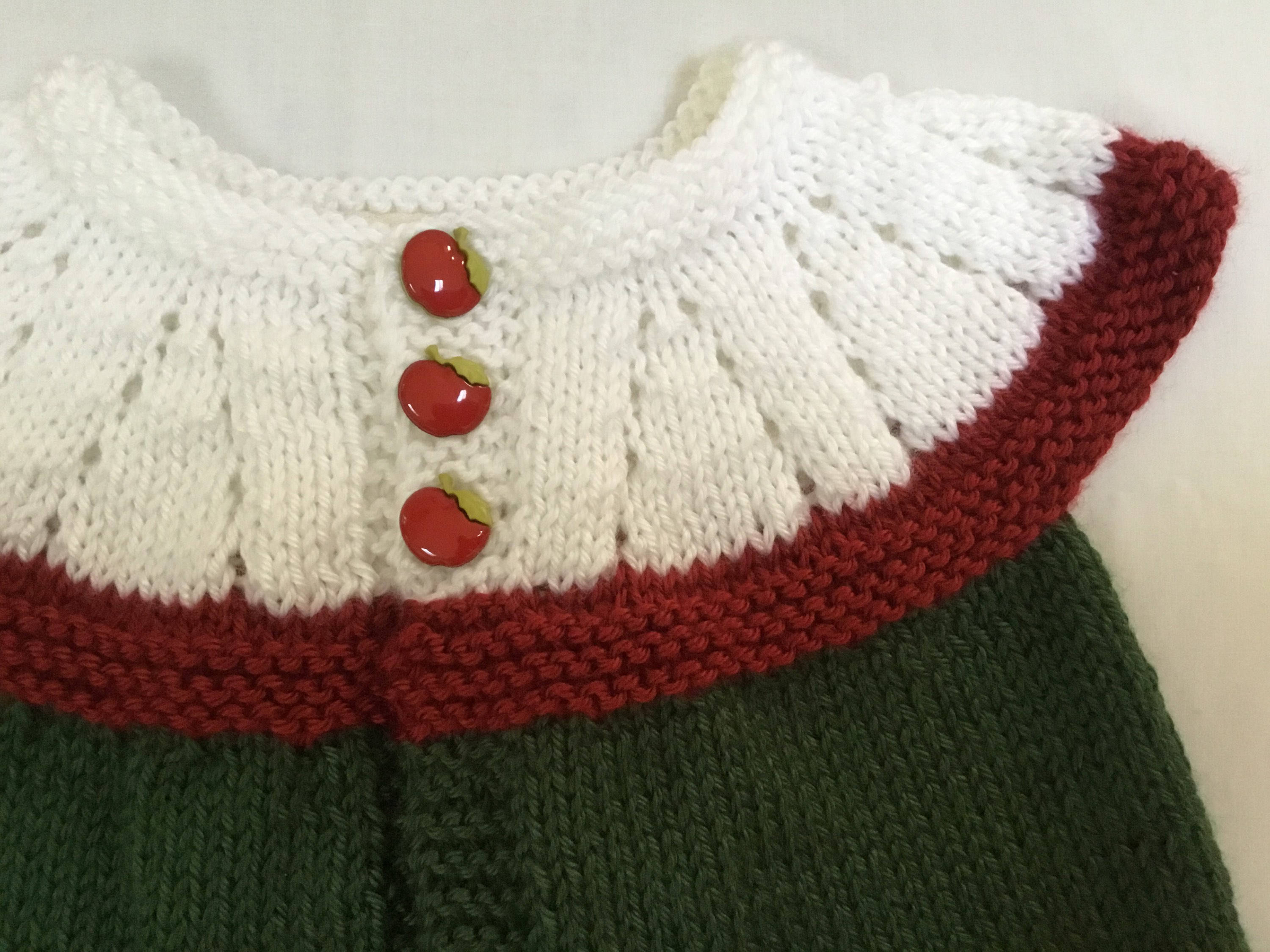 An Apple Sweater for Baby Made to Order FREE SHIPPING - Etsy UK