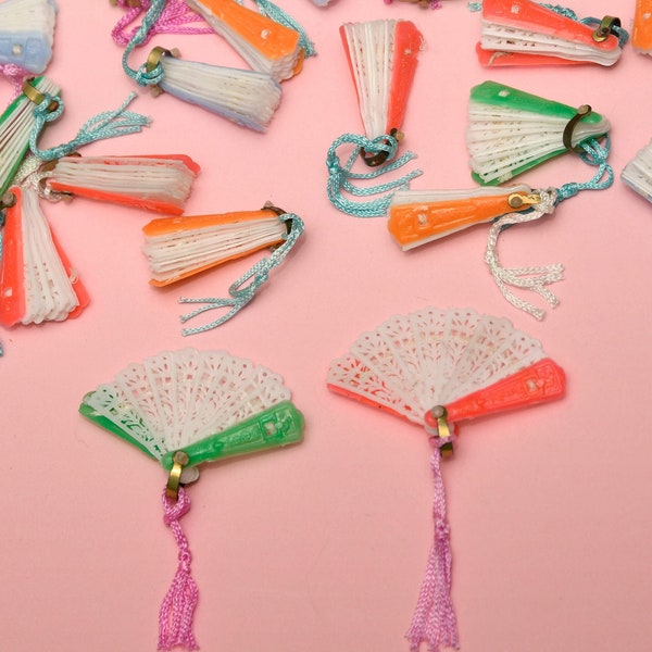 Japanese Fan Charm - Etsy