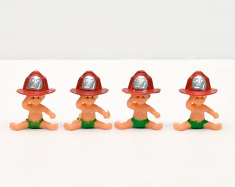 Firefighter figurine | Etsy