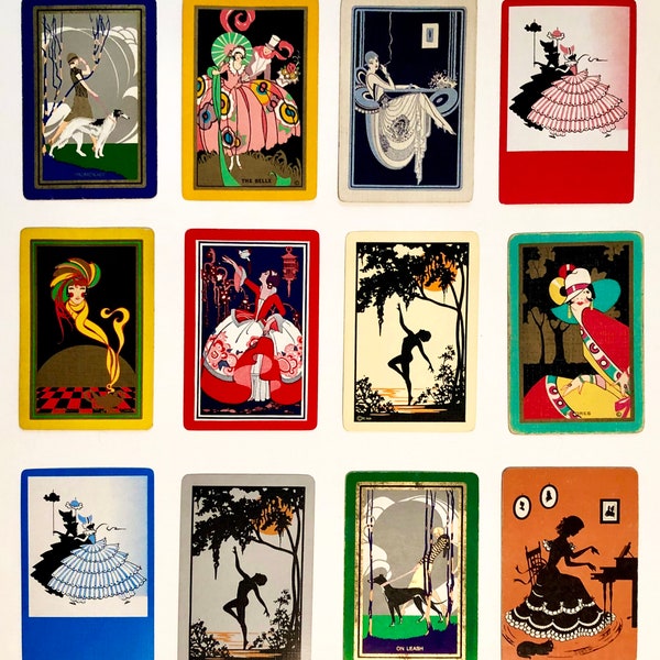 Art Deco Playing Cards - Etsy