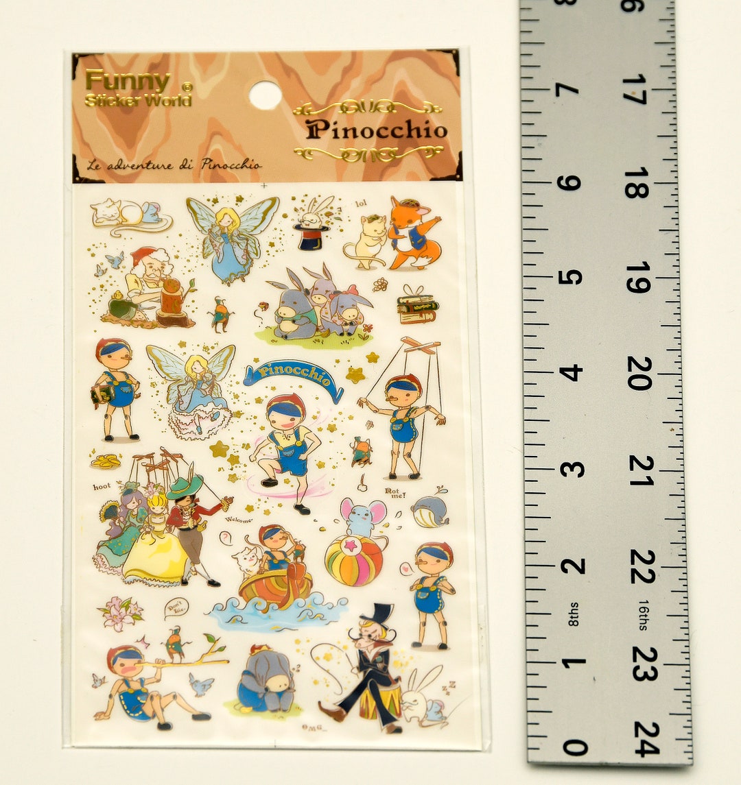 Pinocchio Stickers - Funny Sticker World - Etsy