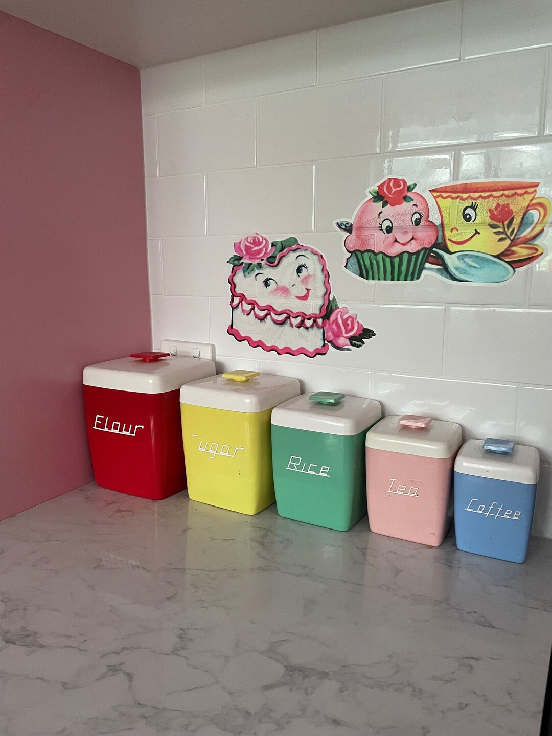 Kitsch Vintage Retro Cupcake Tea Cup Anthropomorphic Lefton Nursery ...