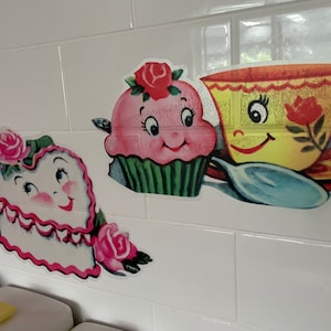 Kitsch Vintage Retro Cupcake Tea Cup Anthropomorphic Lefton Nursery ...