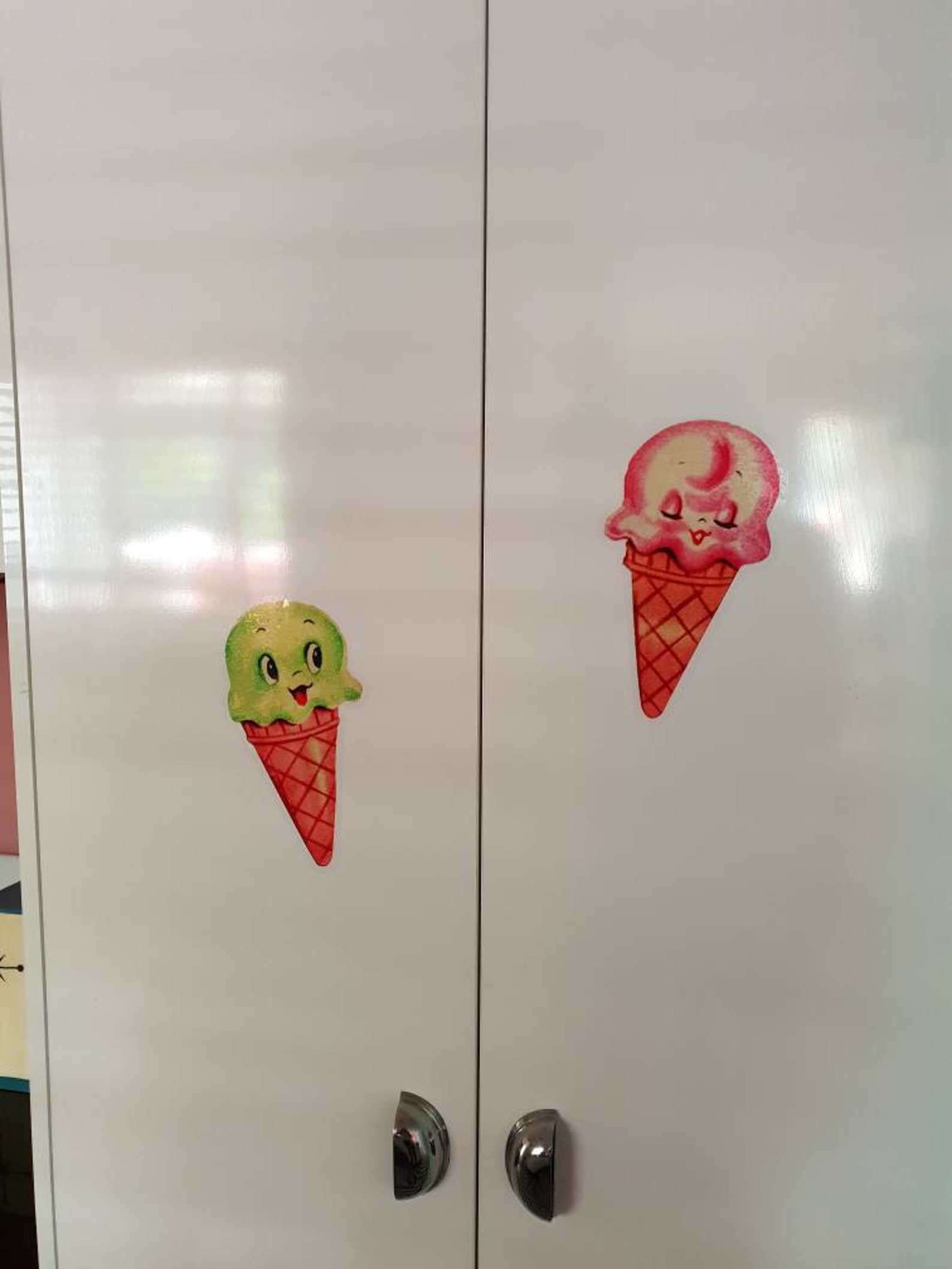 Kitsch Vintage Retro NEW Ice Cream Diner 50s 1950s Pink Wall - Etsy