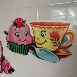 Kitsch Vintage Retro Cupcake Tea Cup Anthropomorphic Lefton Nursery ...