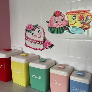 Kitsch Vintage Retro Cupcake Tea Cup Anthropomorphic Lefton Nursery ...