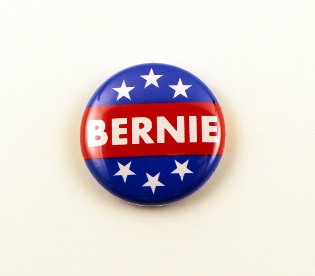 1 Inch Pinback Bernie Sanders Campaign Button | Lapel Pin | Subtle - Etsy