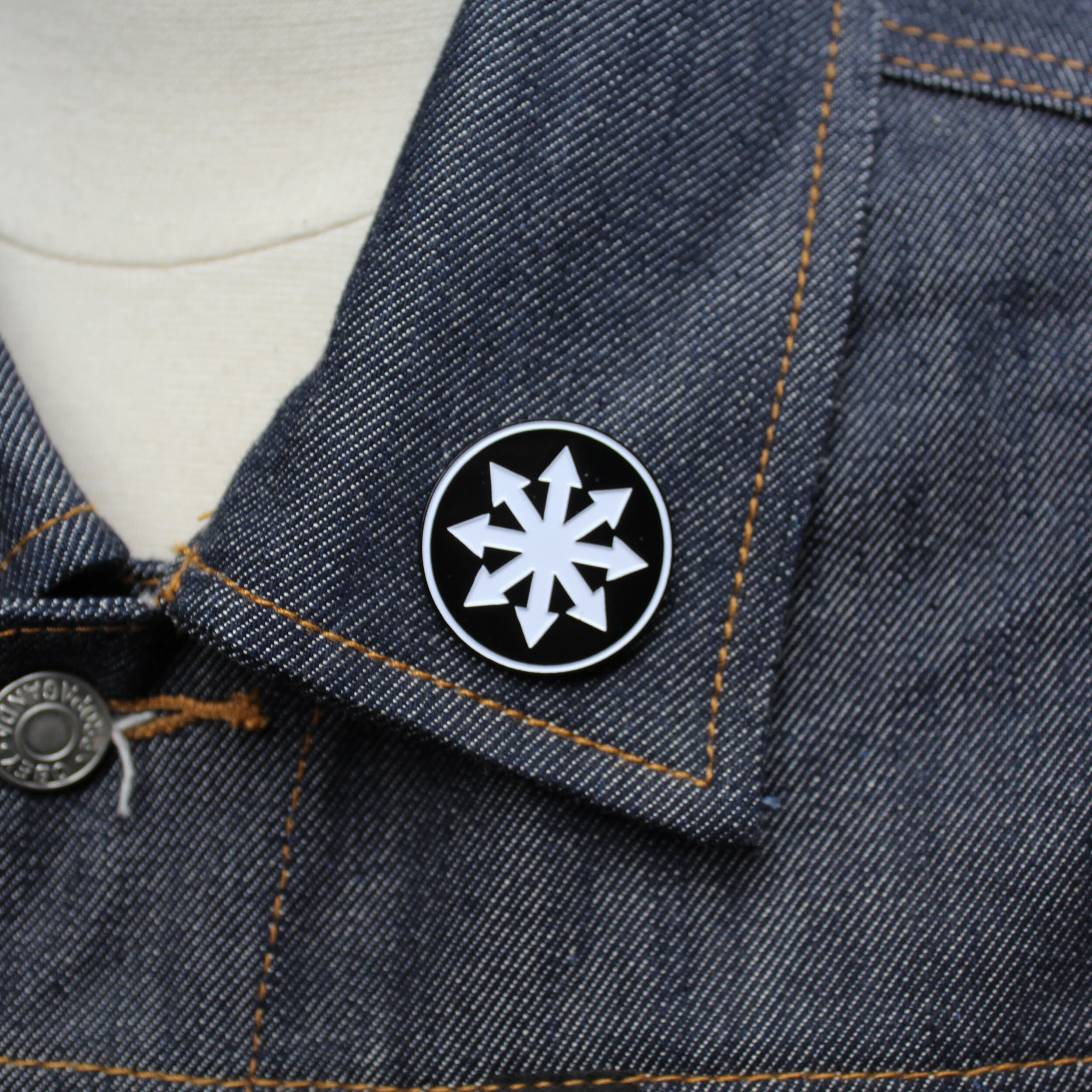 Chaos Star | 1 1/4 Inch Soft Enamel Pin | Symbol of Chaos Eternal ...