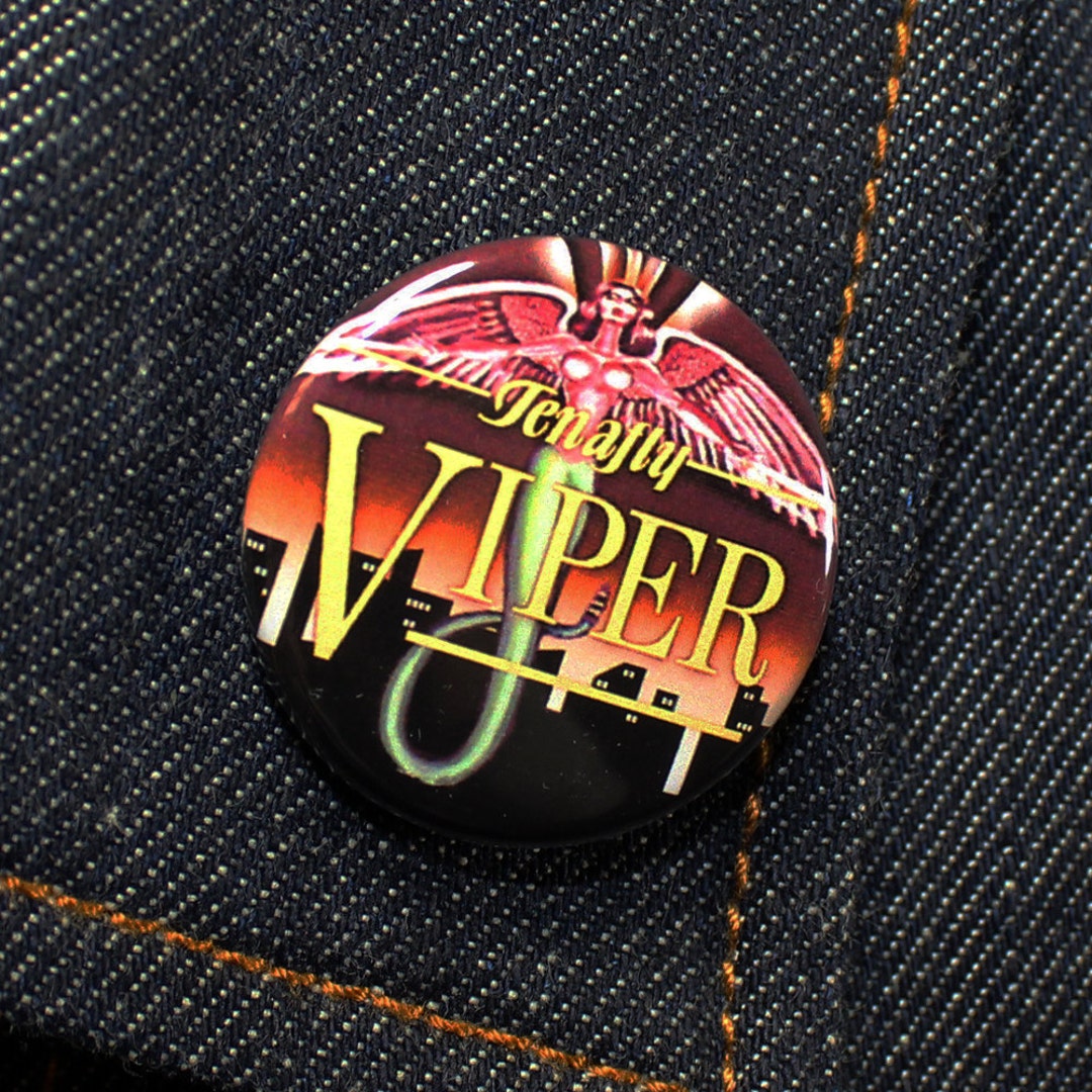 Tenafly Viper Logo | Street Trash 1 1/4 Inch Pinback Button Horror ...