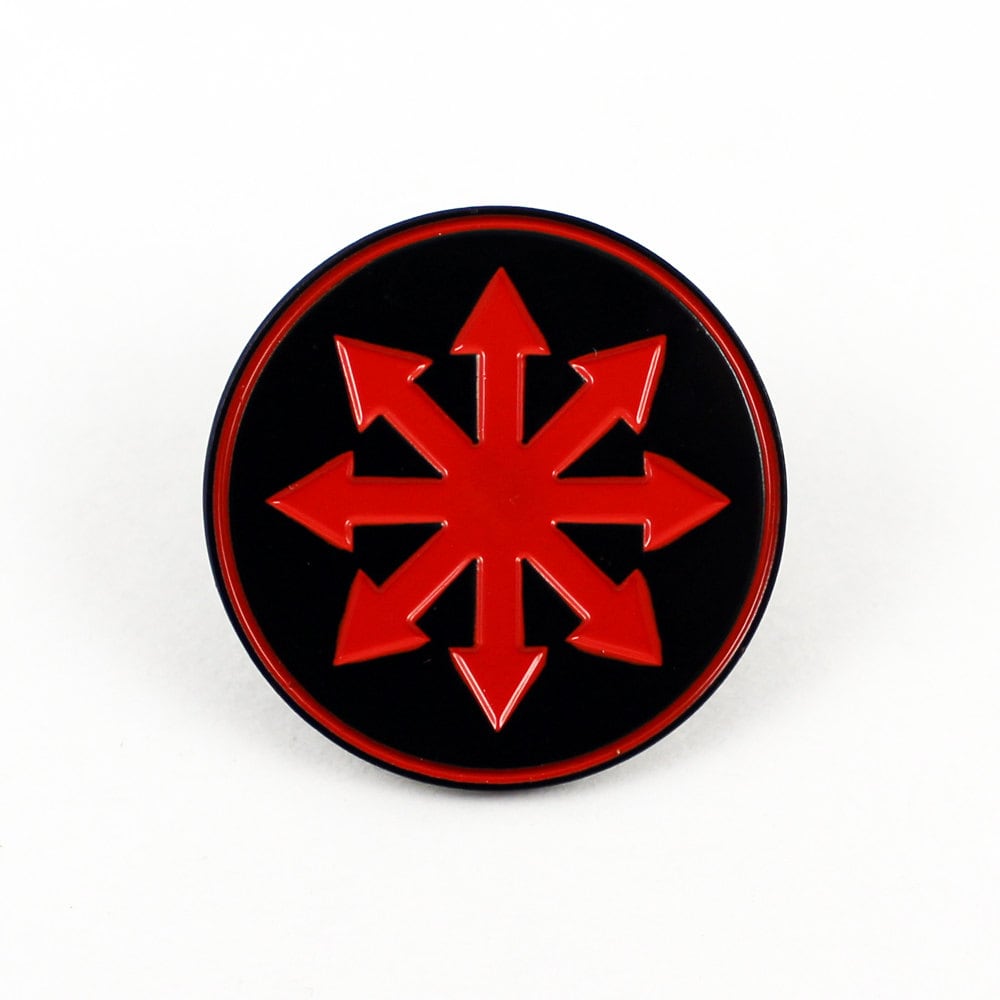 Chaos Star | 1 1/4 Inch Soft Enamel Pin | Symbol of Chaos Eternal ...