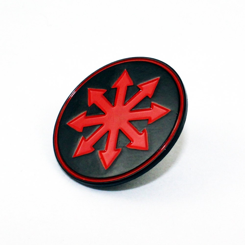 Chaos Star | 1 1/4 Inch Soft Enamel Pin | Symbol of Chaos Eternal ...