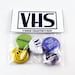 VHS Collector's 1 Inch Pinback Buttons VHS Logo Be - Etsy