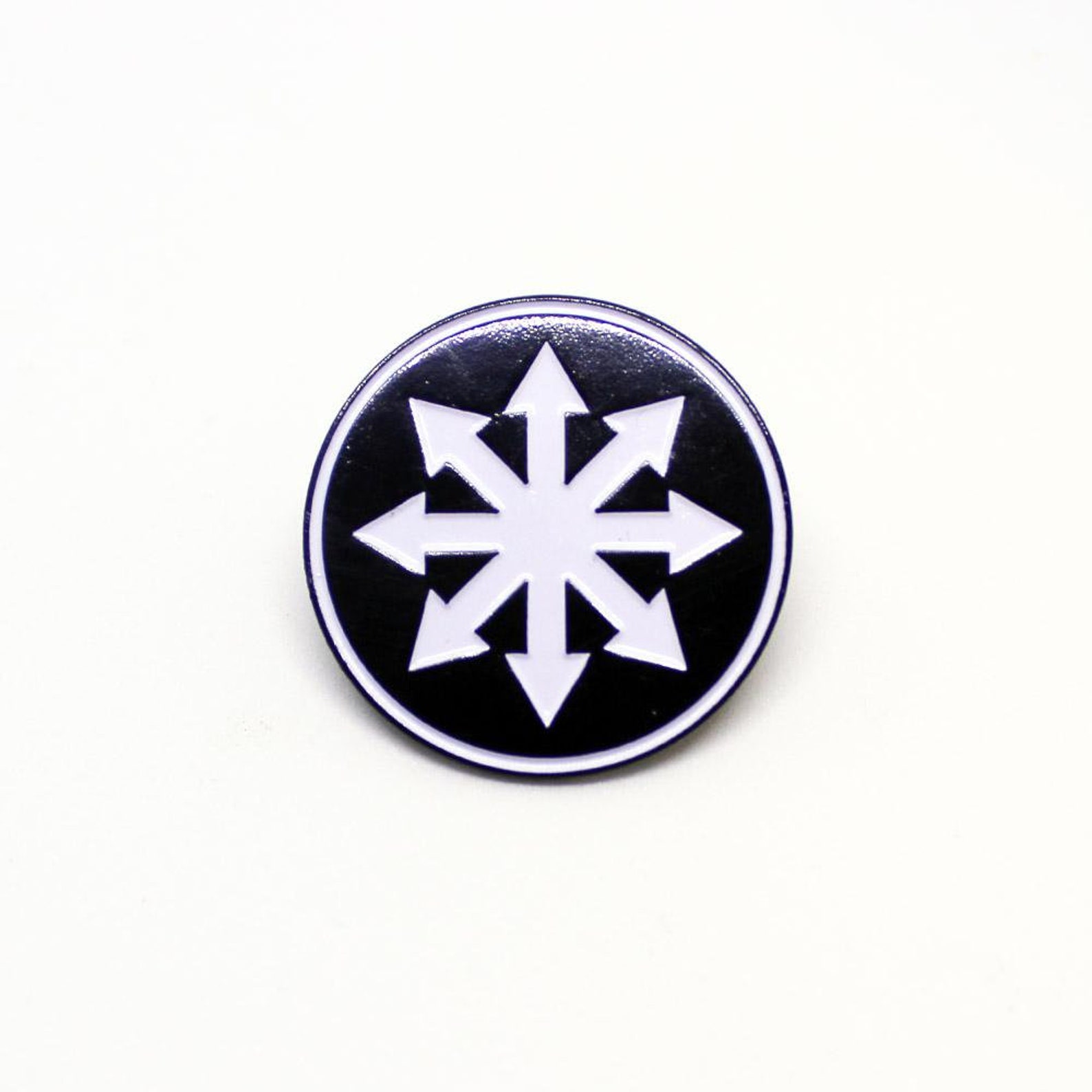 Chaos Star 1 1/4 Inch Soft Enamel Pin Symbol of Chaos | Etsy