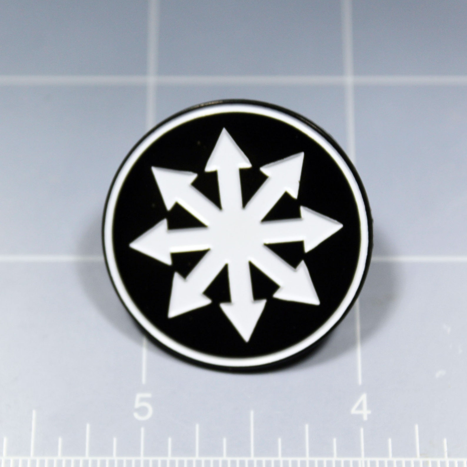Chaos Star | 1 1/4 Inch Soft Enamel Pin | Symbol of Chaos Eternal ...