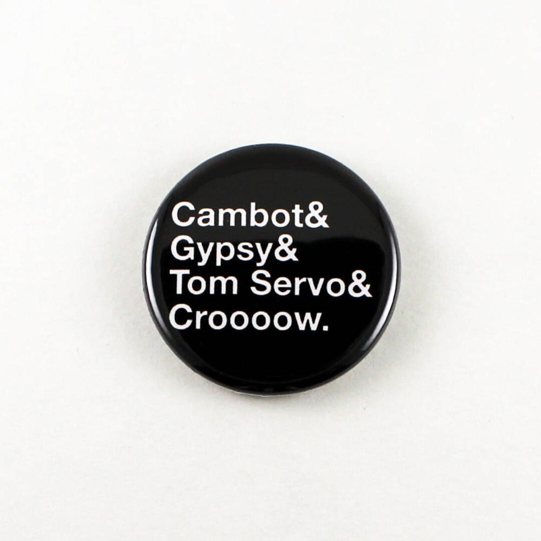 MST3K Robot Roll Call Helvetica List | Pinback Button Mystery Science ...