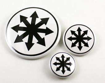 Chaos Star 1 1/4 Inch Soft Enamel Pin Symbol of Chaos | Etsy