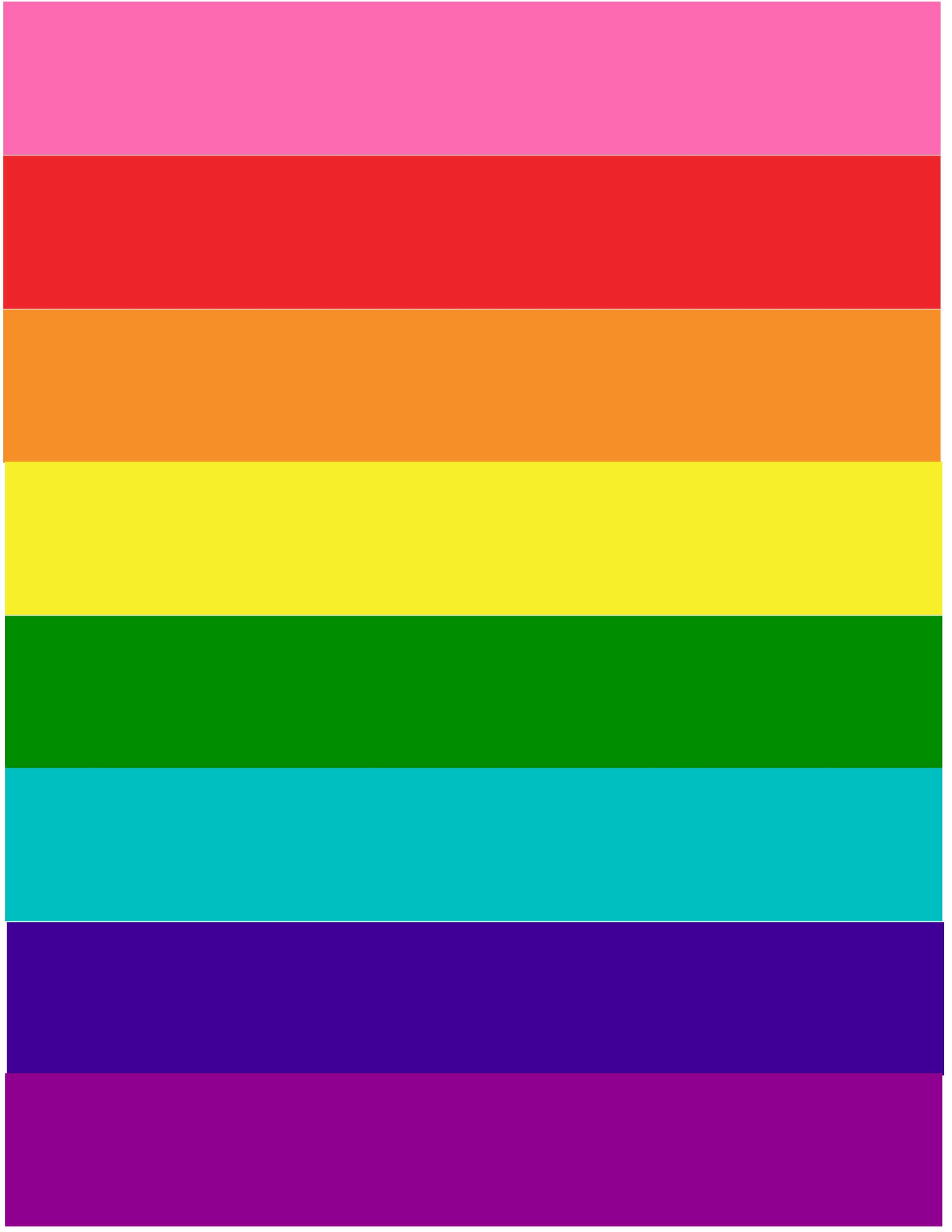 8 Pride Flags, Horizontal and Vertical, LGBTQ, - Etsy
