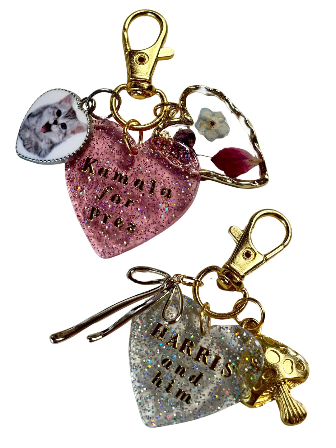 Kamala Harris Handmade Keychain / Bag Charm - Etsy