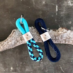 Key Rings Made of Sail Rope and Silver Colored Key Rings - Etsy