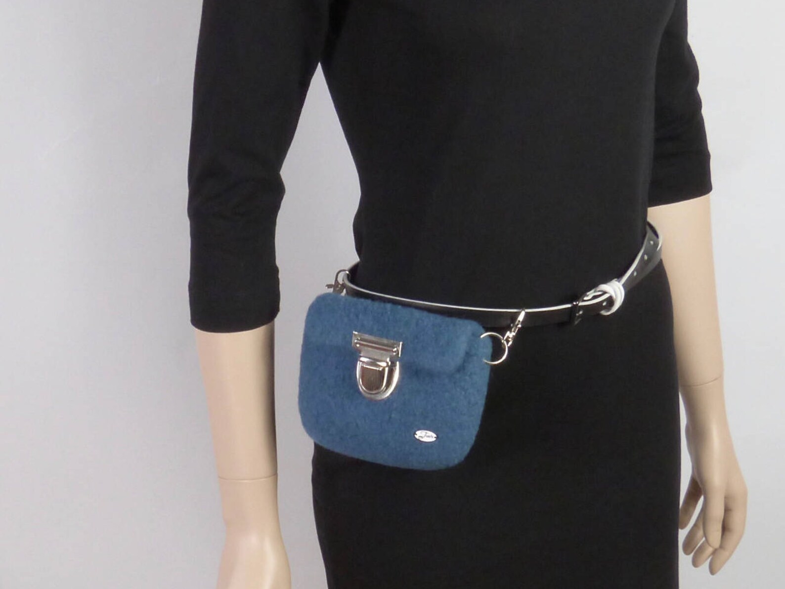 Linen Color Belt Bag Felted Hip Bag for Your Cell Phone Belt - Etsy