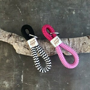 Key Rings Made of Sail Rope and Silver Colored Key Rings - Etsy