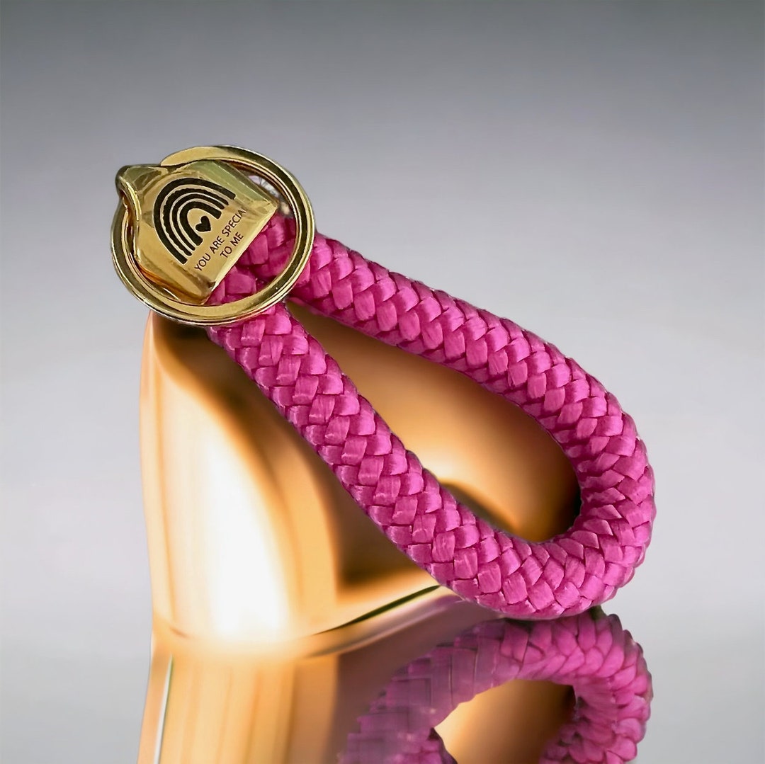 You Are Special to Me, Key Rings Made of Sail Rope and Gold Colored Key ...