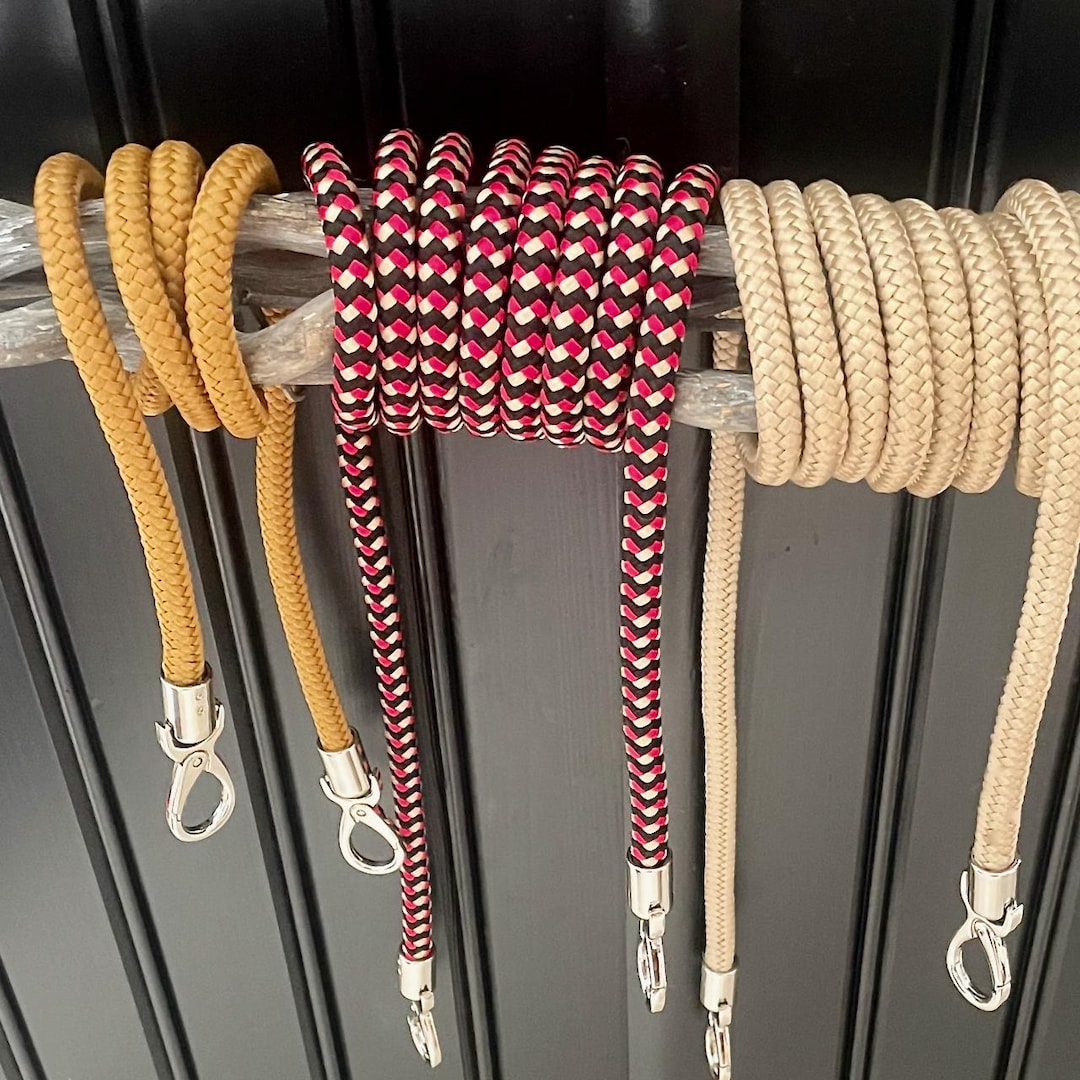 Bag Strap Made of Sailing Rope With Carabiners Silver Color - Etsy