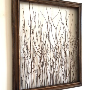 Rustic Wall Decor (1 X-large Wooden Frame) - Farmhouse Decor, Birch ...