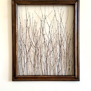 Rustic Wall Decor (1 X-large Wooden Frame) - Farmhouse Decor, Birch ...