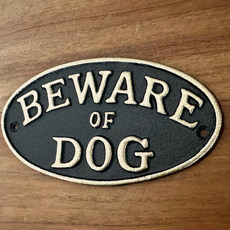 Beware Sign - Etsy