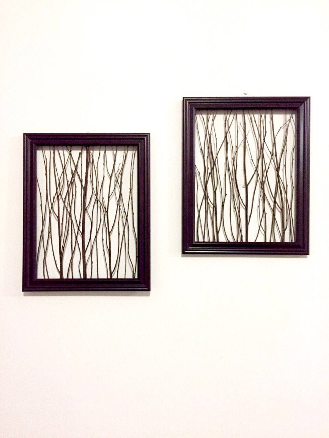 Framed Birch Branches 1 Medium Frame Rustic Home Decor - Etsy