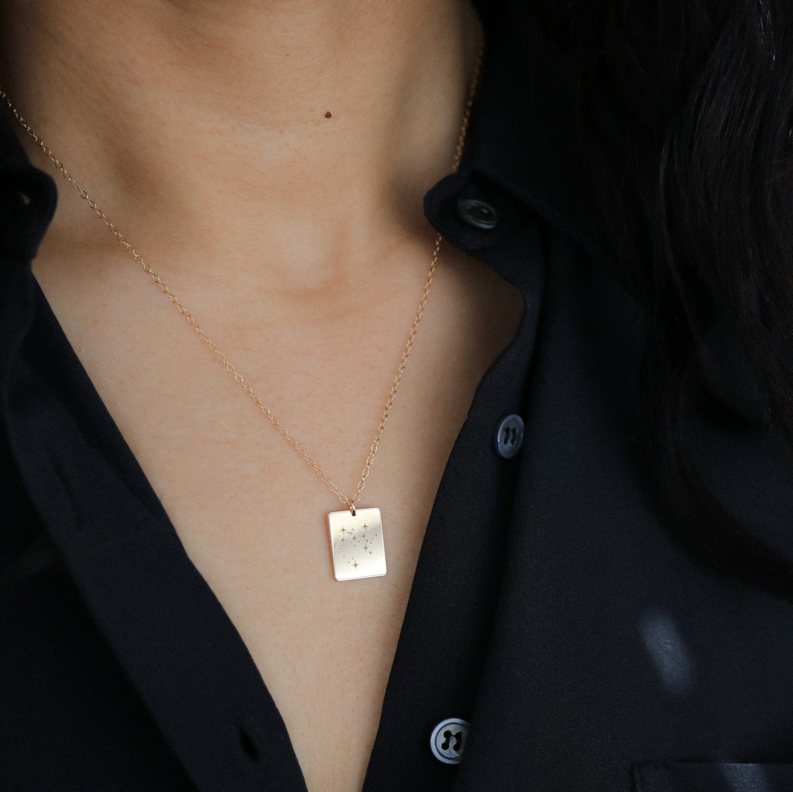 Zodiac Constellation Necklace Star Sign Jewelry Zodiac - Etsy