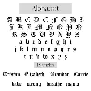 Name Plate Necklace Custom Name Necklace Old English Name - Etsy