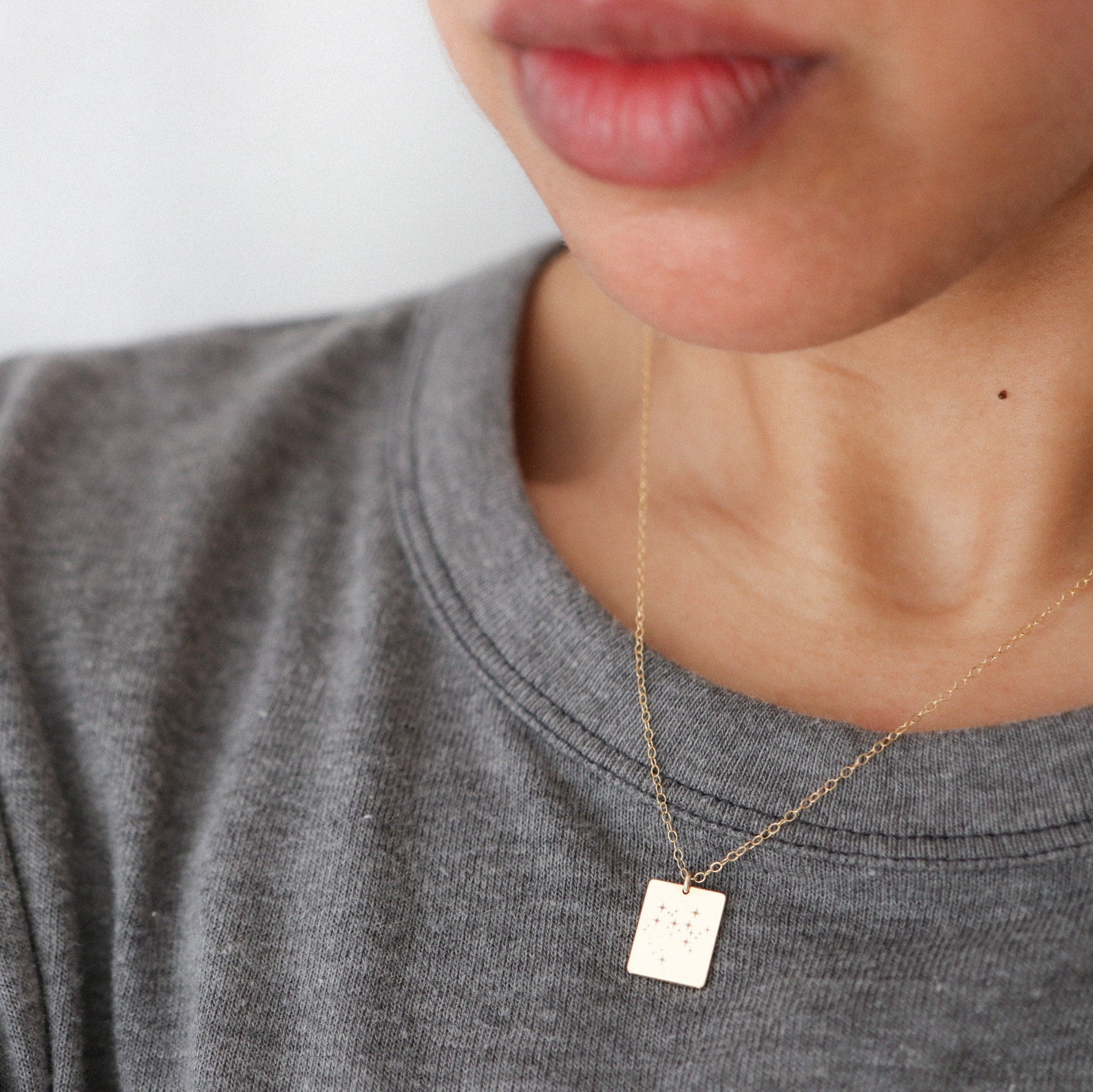 Zodiac Constellation Necklace Star Sign Jewelry Zodiac - Etsy