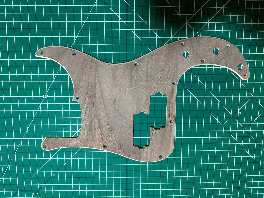 3-ply Walnut/maple/walnut Pickguard for Fender P-bass - Etsy