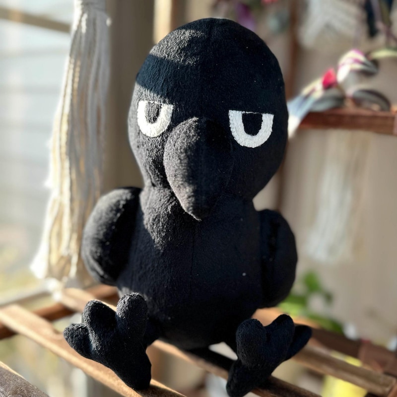 Stuffed Crow - Etsy